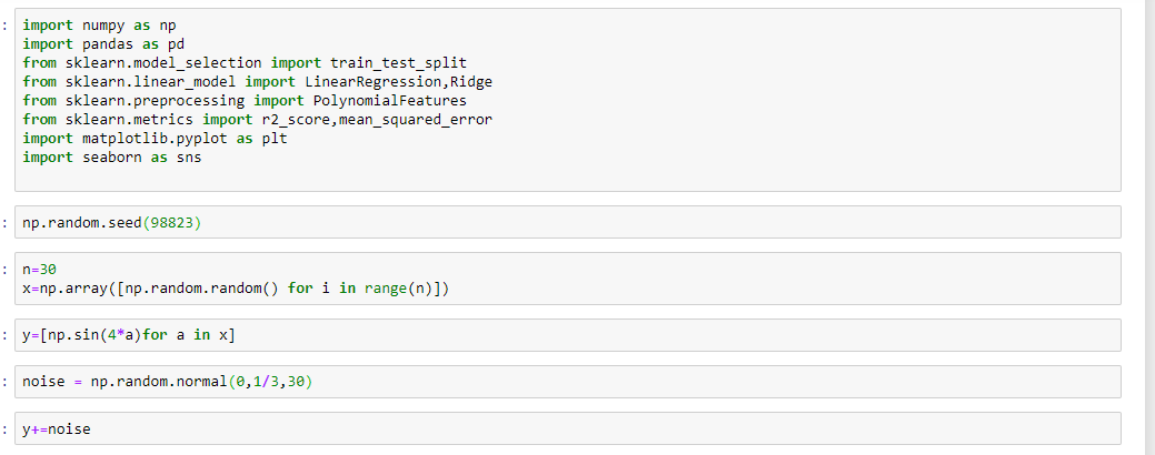 Polynomial Regression, OverFittingg and Ridge Regression- An Overview ...