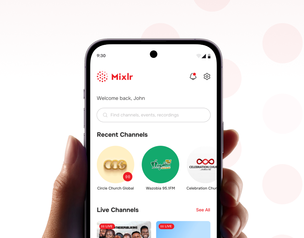 Redesigning Mixlr: Improving usability in a live audio streaming ...
