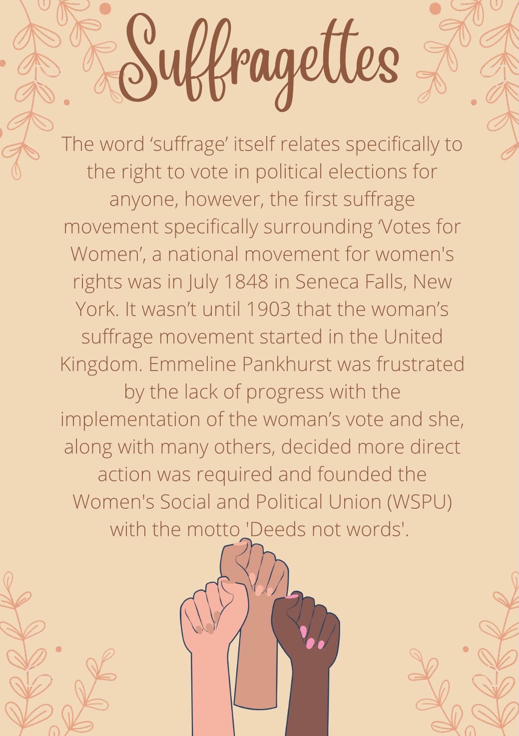 Suffragettes - Actionchangestoday - Medium