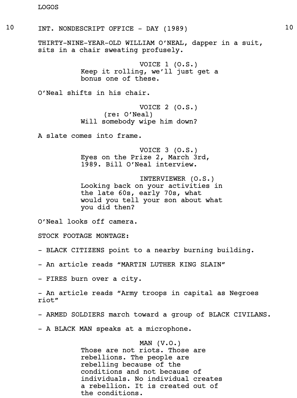 Page One: “Judas and the Black Messiah” (2021) - Go Into The Story