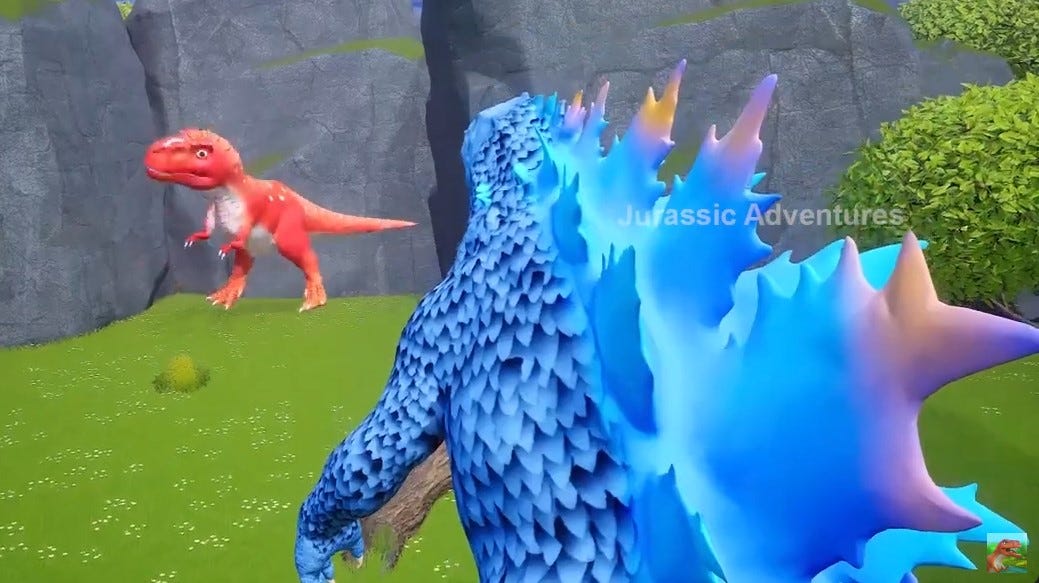 Epic LOL: Godzilla’s Encounter with a Dancing T Rex | Epic Jurassic ...