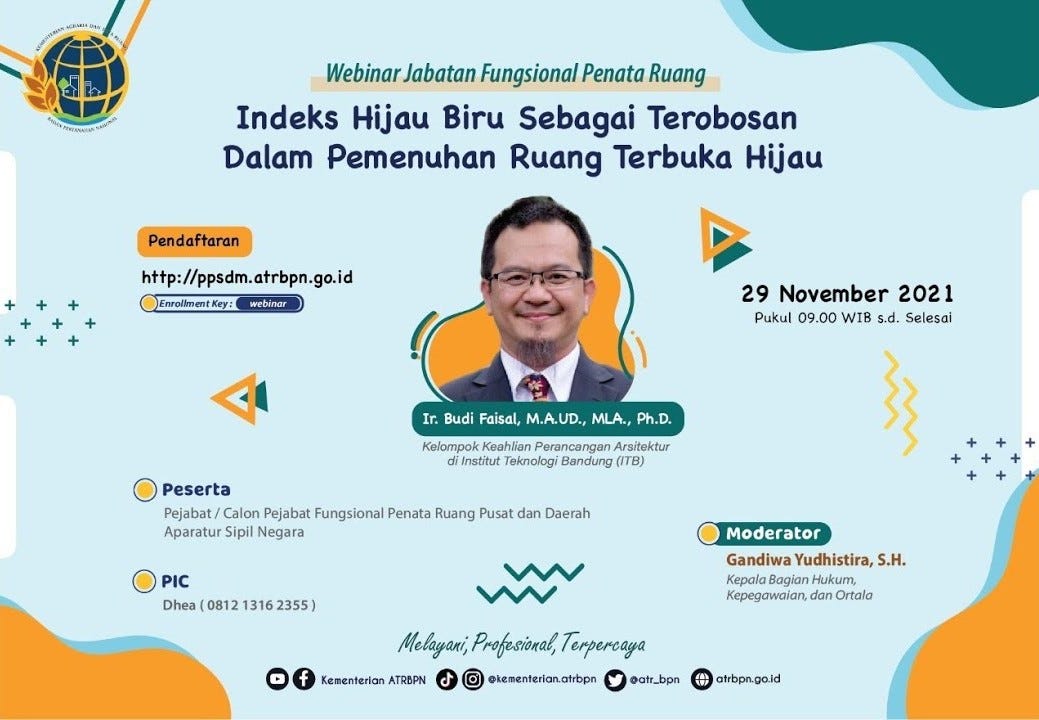 Indeks Hijau Biru Sebagai Terobosan Dalam Pemenuhan Ruang Terbuka Hijau ...