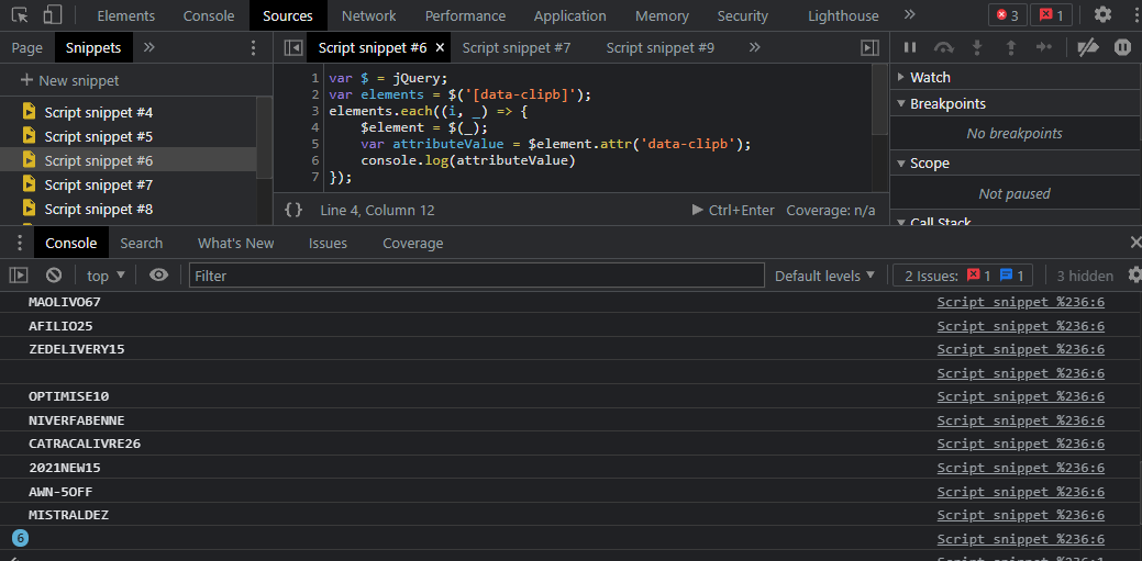 Como criar “Snippets” de javascript no Google Chrome. | by Michel ...
