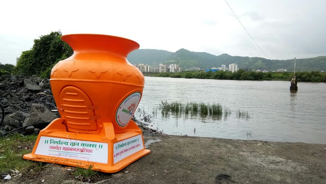 Nirmalya Kalash: Eco-Friendly Solution for Nirmalya Disposal | by Swift ...