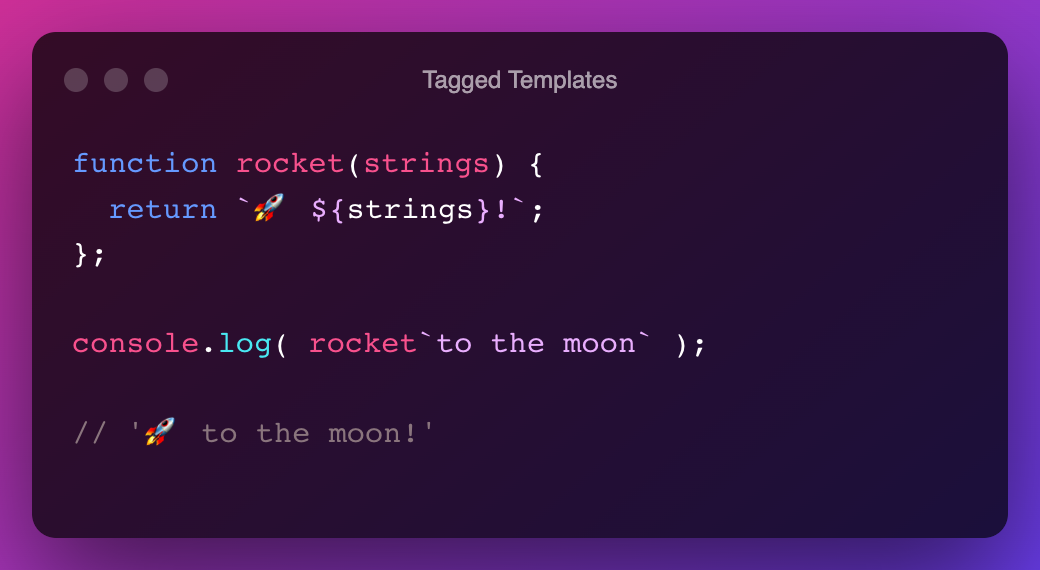 Tagged templates para prevenir XSS | by Guille Paz | Medium