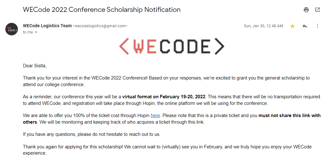 Harvard WECode’22. Harvard…doesn’t the name already sound… | by Pallavi ...