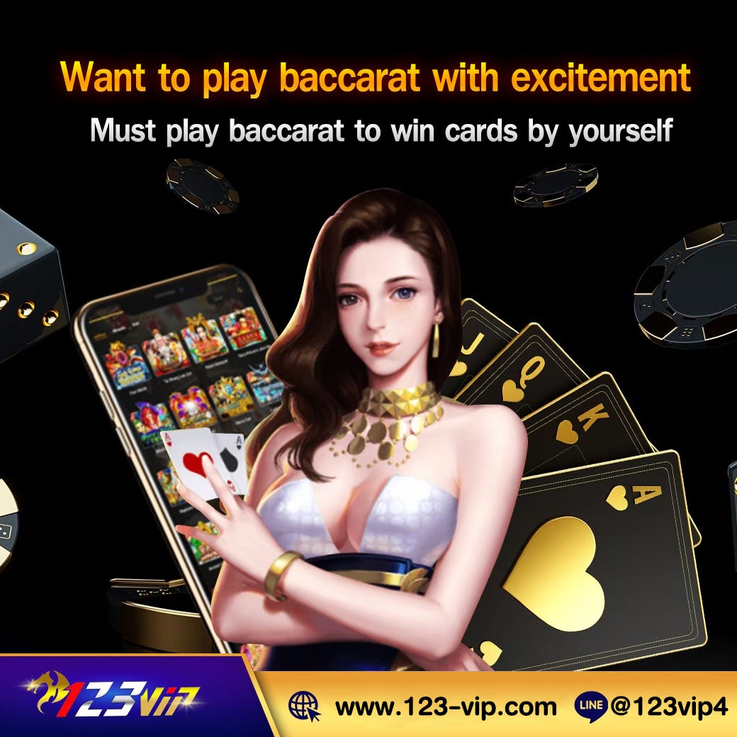 Want to play baccarat with excitement Must play baccarat to win cards by yourself | by 123VIP ...