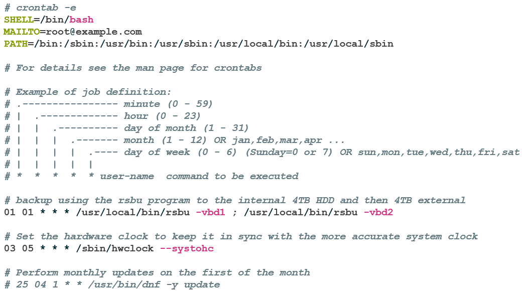 The power of cron. In this post, I’d like to give a brief… | by Alex ...