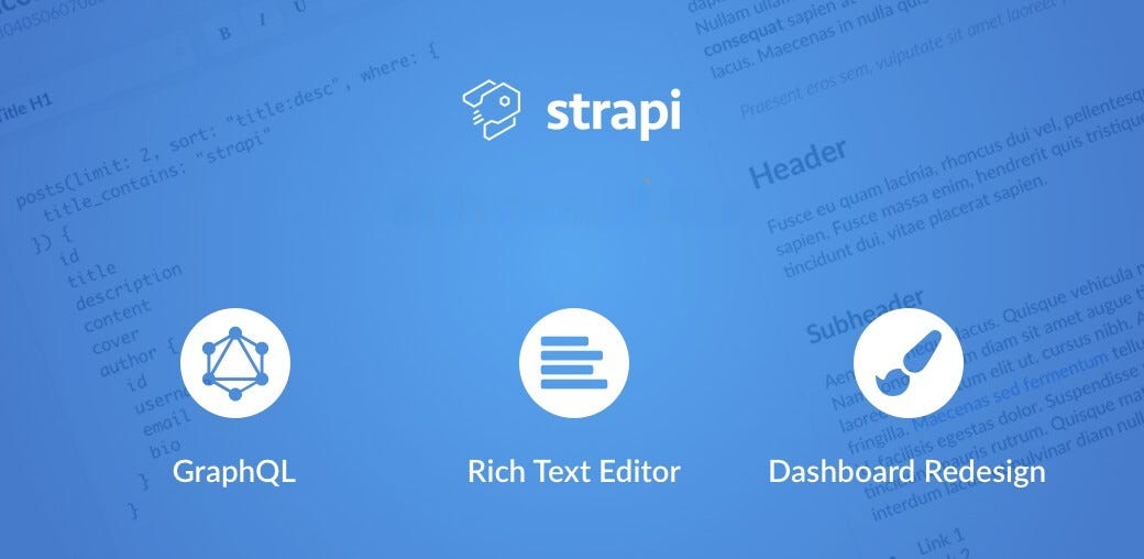 Magic with Strapi and GraphQL in the feature request system in GSOC’20 | by Aditya Sharma | Medium