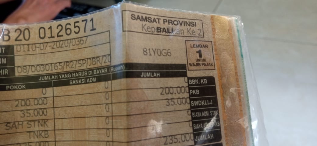 Biro jasa perpanjangan STNK Bali terbaik 2021 Hubungi 082341391769 ...