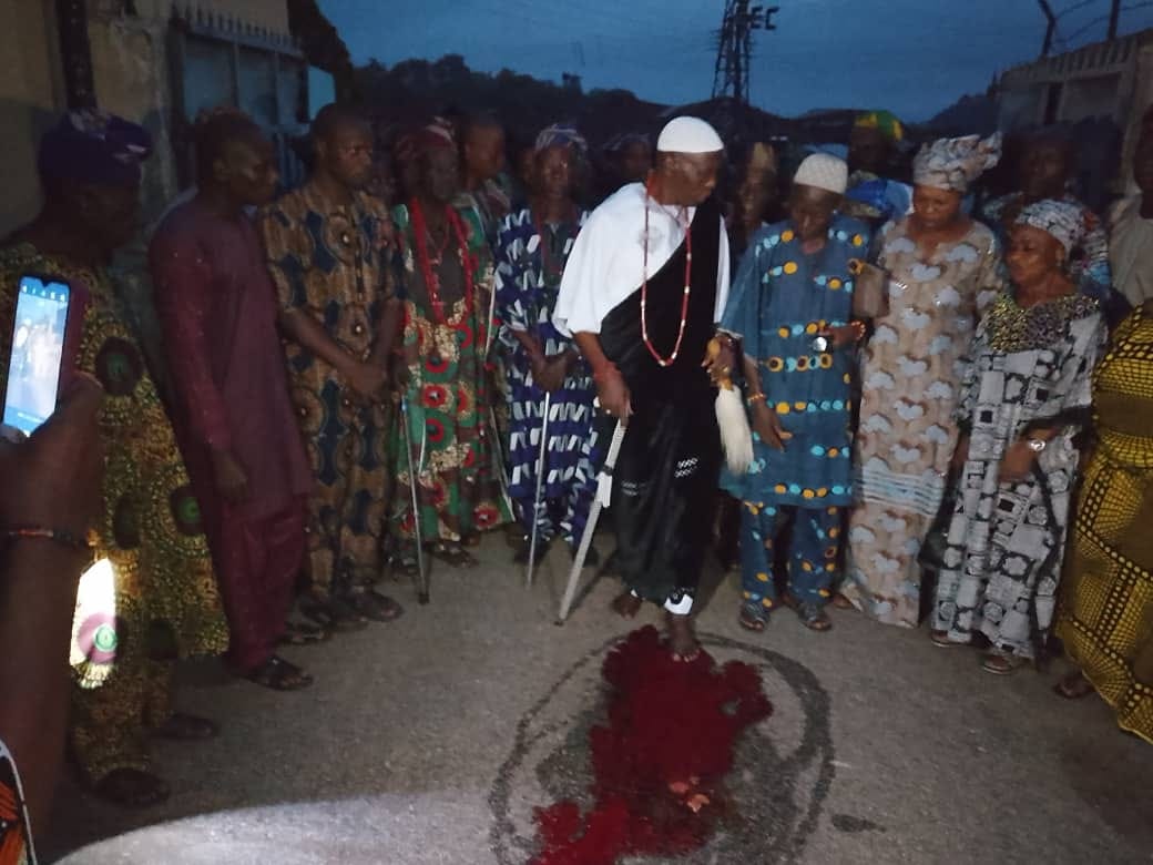 Historic Moment: Eleruwa of Eruwa, Oba Adegbola Completes 41-Day ...