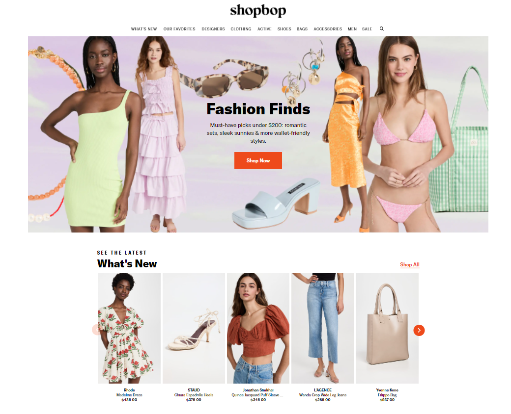 Shopbop.com Clone. Our Third Masai Project (Construct… | by Sridhar_fw15_479 | Medium