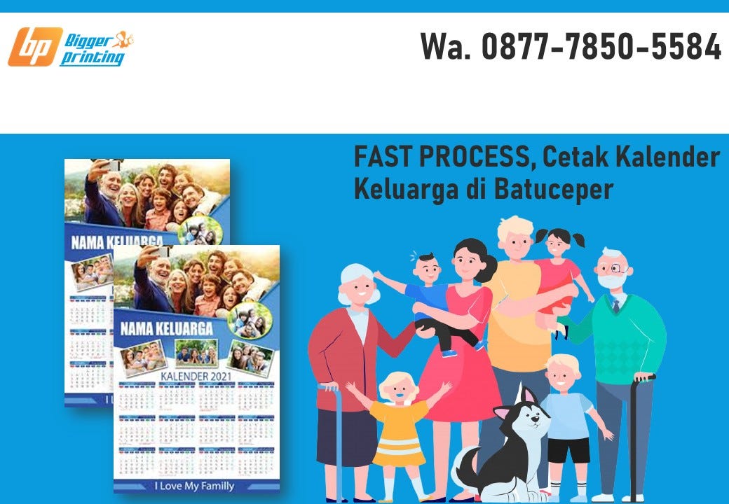 FAST PROCESS, Wa./Call. 0877–7850–5584, Cetak Kalender Keluarga di Batuceper Tangerang - Cetak ...