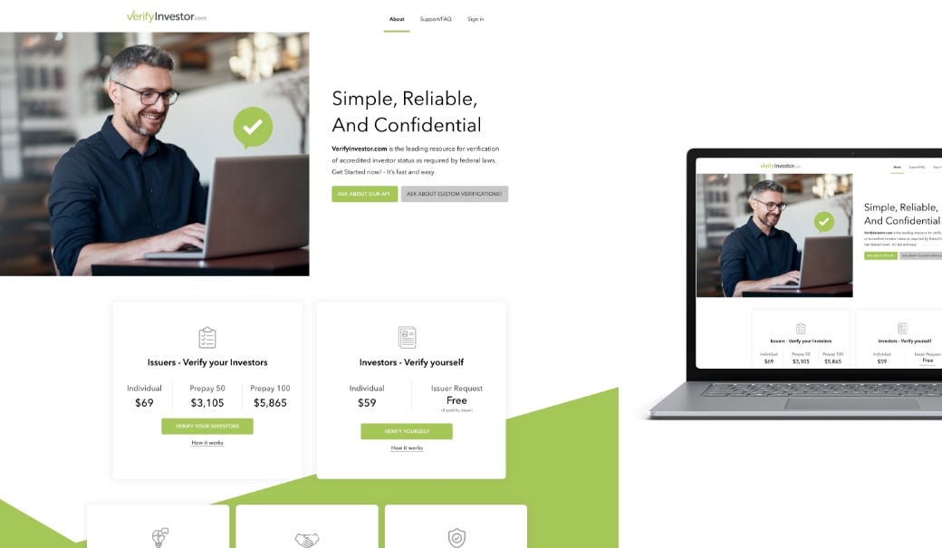 UI/UX Case Study: Investor Verifying Website Redesign | by Steffy ...