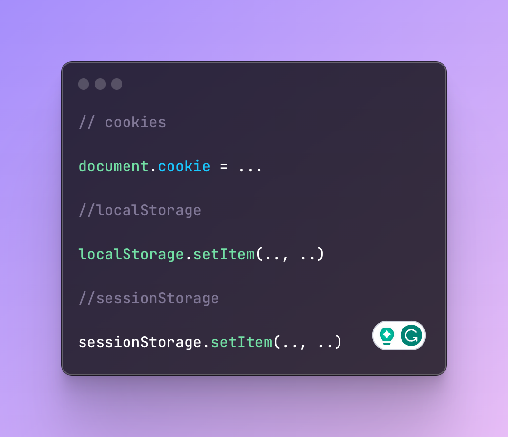 Local Storage in 5 mins: A Beginner’s Guide to Cookies, localStorage ...