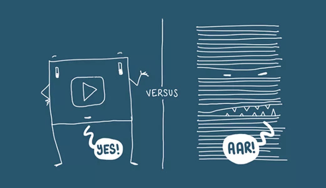 Why I Still Like Text-Based Static Content over Video-based Content ...