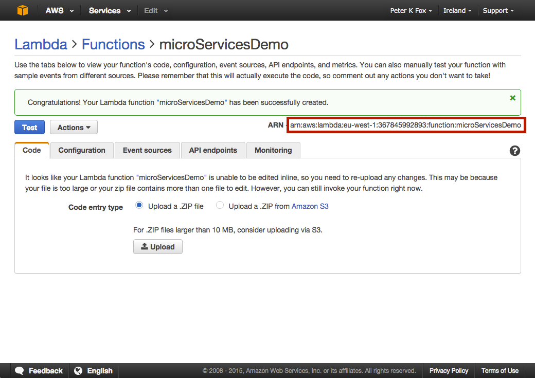 Micro-Services with AWS Lambda and API Gateway — Part 2 | by Peter Fox ...