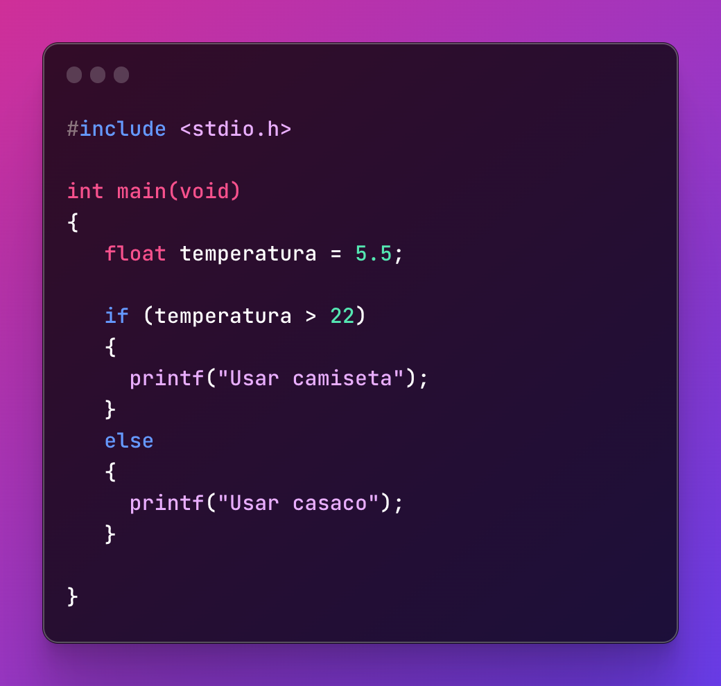 Aprendendo C — Parte 2. Condicionais | by Douglas | Medium