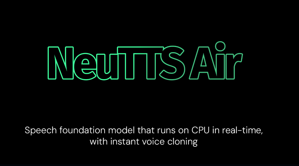 NeuTTS Air: Revolutionizing On-Device Text-to-Speech with Instant Voice ...