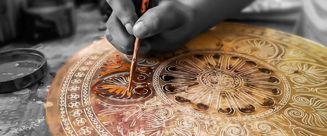 The Art Of Reverse Glass Painting | Cottage9 | Medium