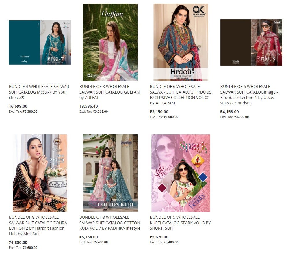 31 wholesale bundles launched today — 19 Jun 2023 - Ethnic Fashion Blog