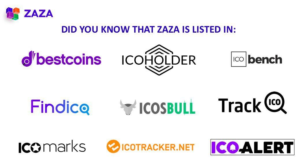Check out ZAZA’s ratings in some of the most famous ICO listings in the ...