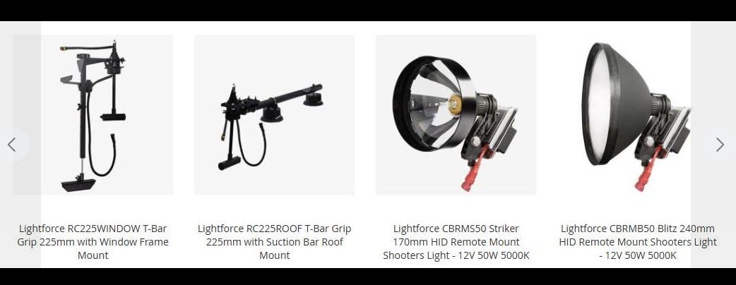 Lightforce Roof Mount Spotlight | Hunting Lights - Hunting Lights - Medium
