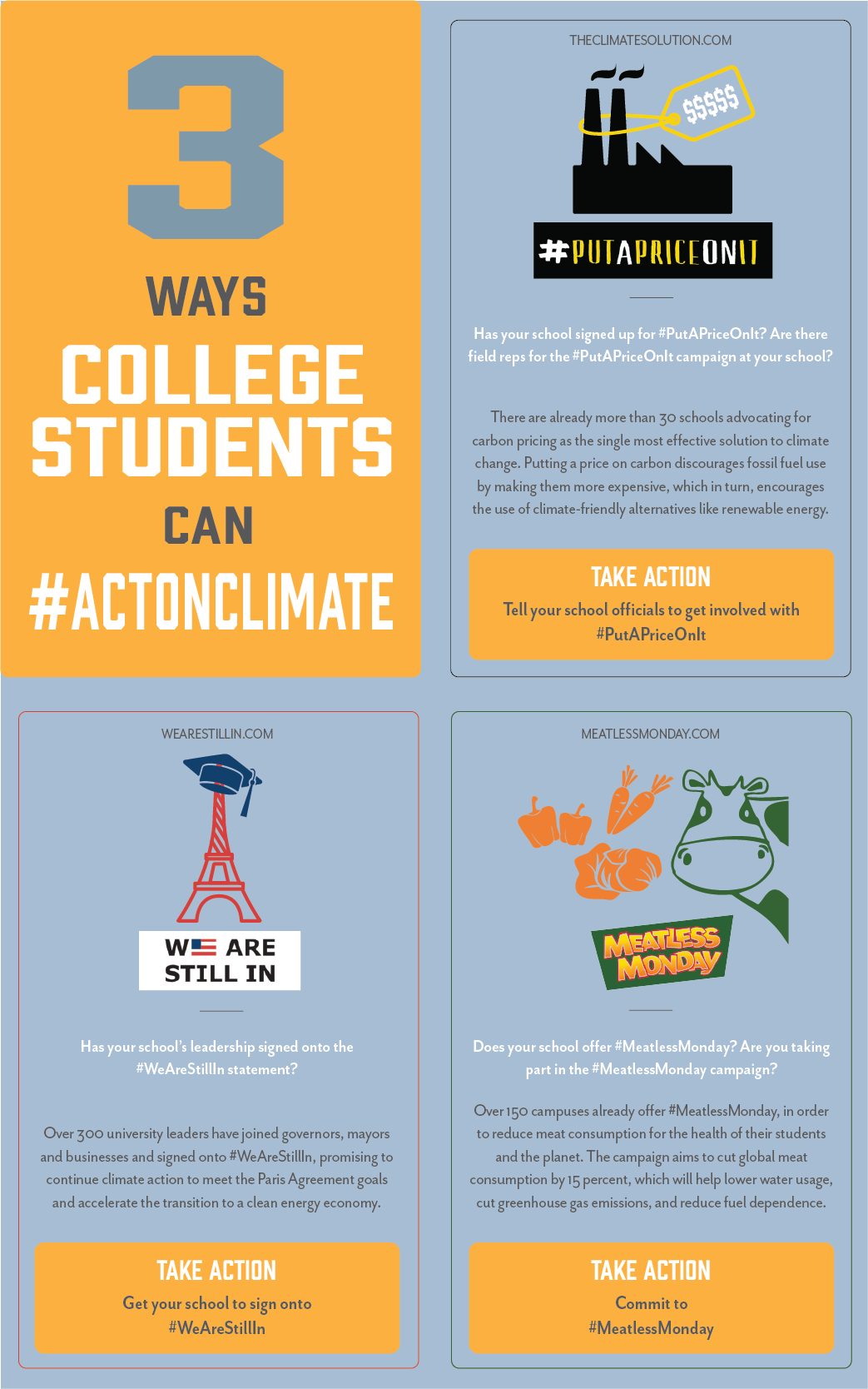 Three Ways College Students Can Fight Climate Change | by I Climate ...