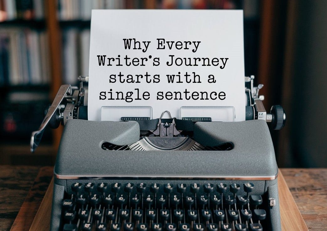 Why Every Writer’s Journey Starts with a Single Sentence | by Big Eye ...