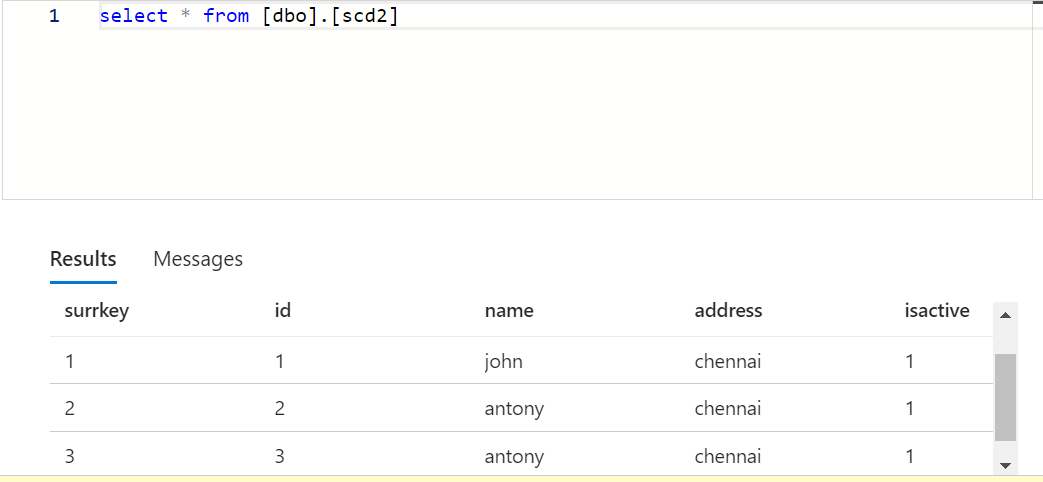How to implement slowly changing dimension type 2 using azure data ...