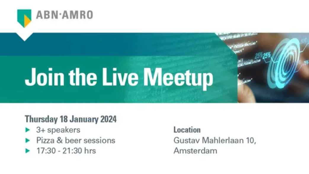 Developer inspirational topics: Live Meetup at HQ of ABN AMRO - ABN AMRO Developer Blog - Medium