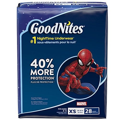 Spiderman Goodnites Lxl