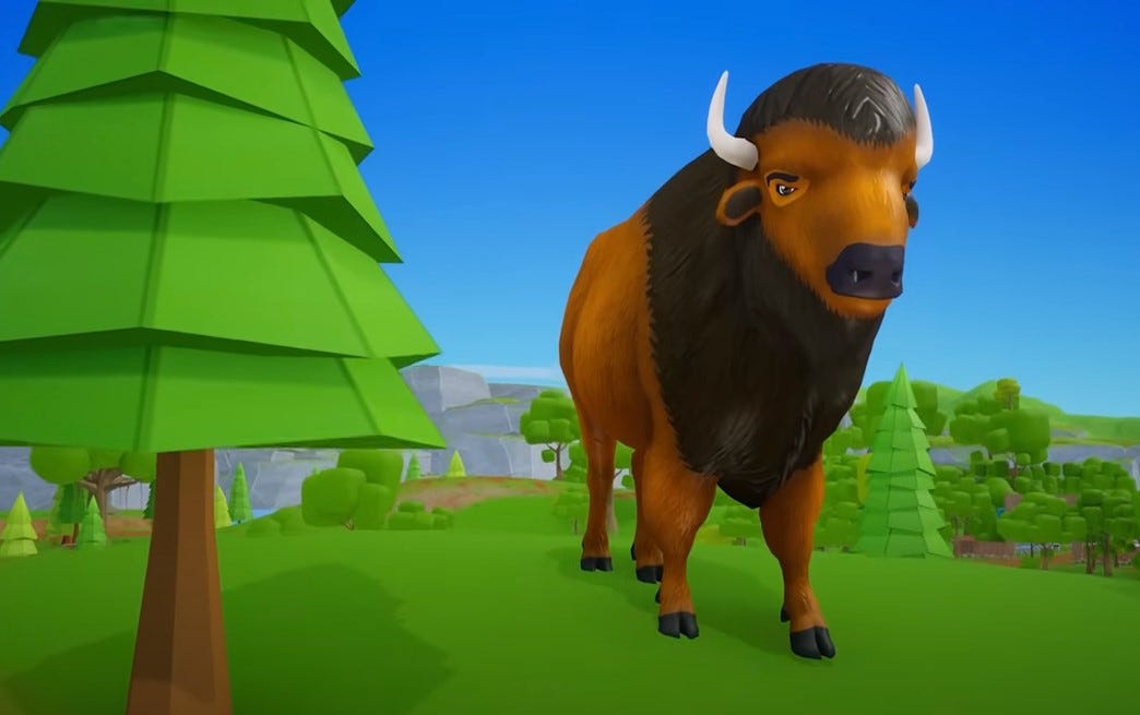 Farmyard Heroes: Giant Monster Bison vs Farm Animals Unity | Cow Buffalo Sheep Dog Cat Hen Pig ...