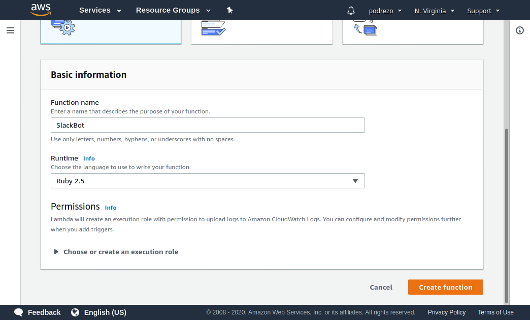 Bot to post CloudWatch logs to a Slack channel using Ruby & AWS Lambda | by Petro Podrezo | Medium