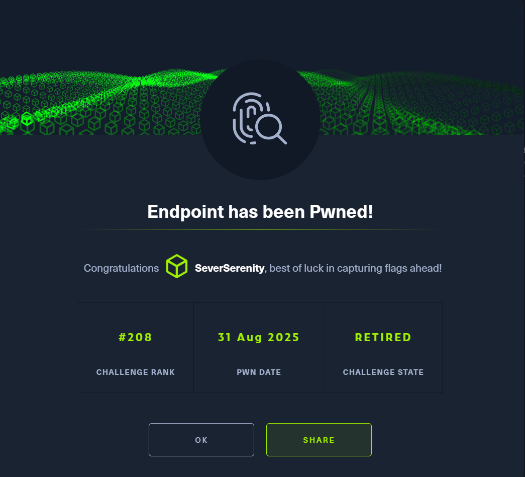 HTB Endpoint Challenge Walkthrough | Easy HackTheBox Guide for Beginners | by SeverSerenity ...
