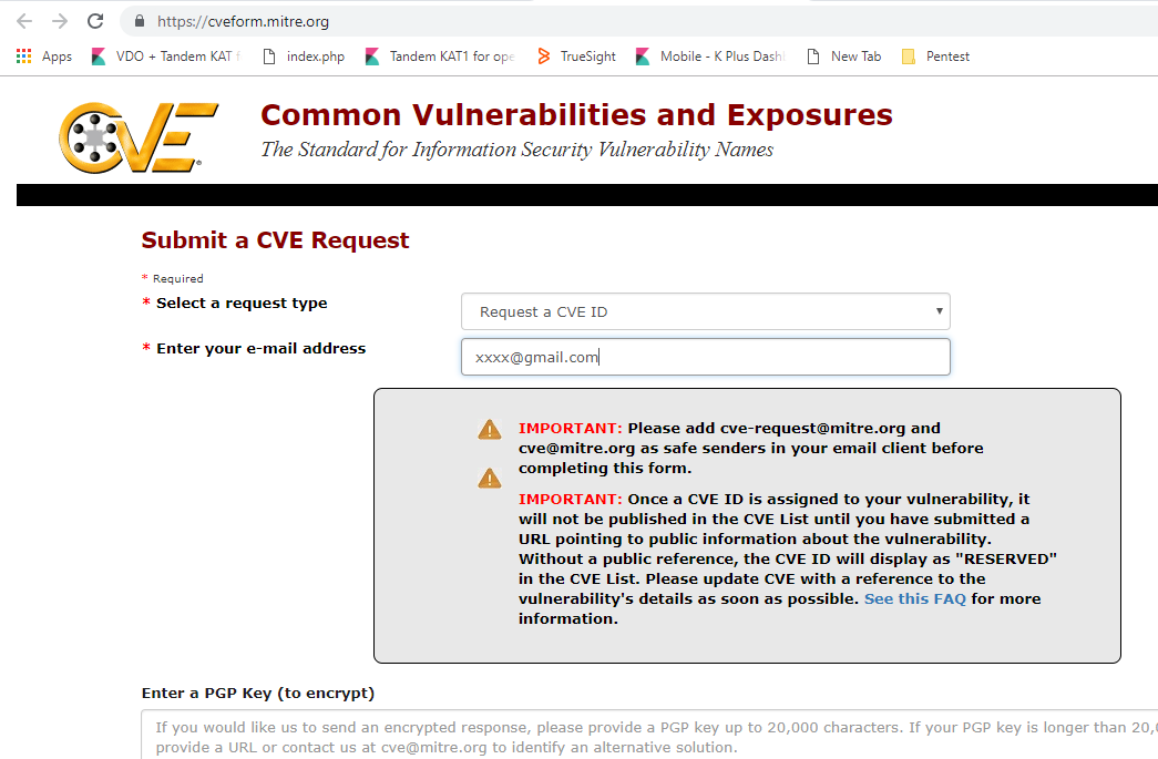 ขั้นตอนการขอ CVE จนได้ CVE. การที่ผมเขียนบทความนี้ขึ้นมาผมไม่ได้เขีย ...