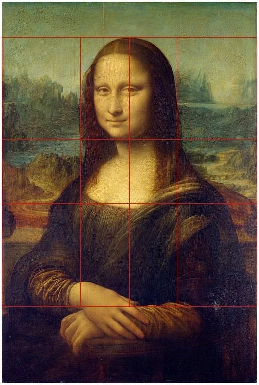 Golden Ratio In Famous Art