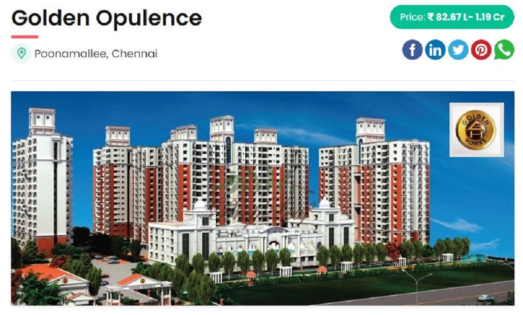 Golden Opulence in Poonamalle, Chennai - Propleaf - Medium