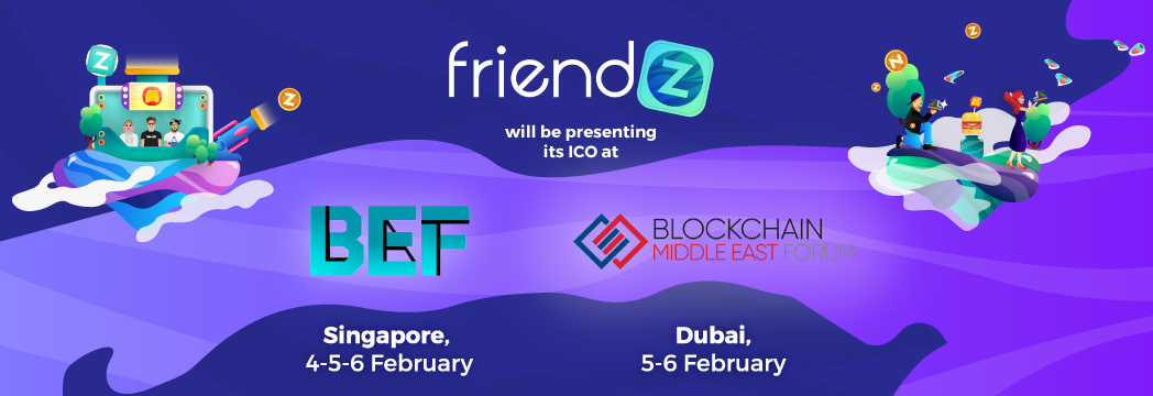 Friendz ICO roadshow: next stops Dubai and Singapore | by Friendz ...