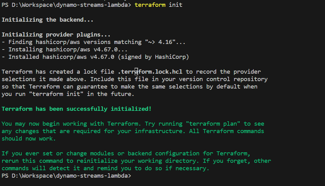 Create a Lambda triggered by DynamoDB streams with Terraform. | by Pavan Nagaraj | AWS Tip