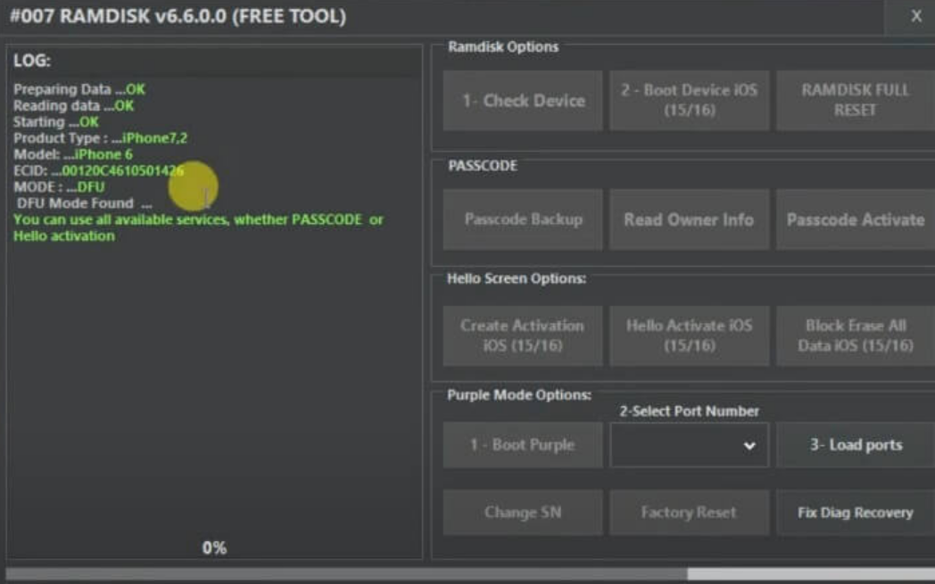 007 Ramdisk Tool V6.6 Download - Gsm world Tool - Medium