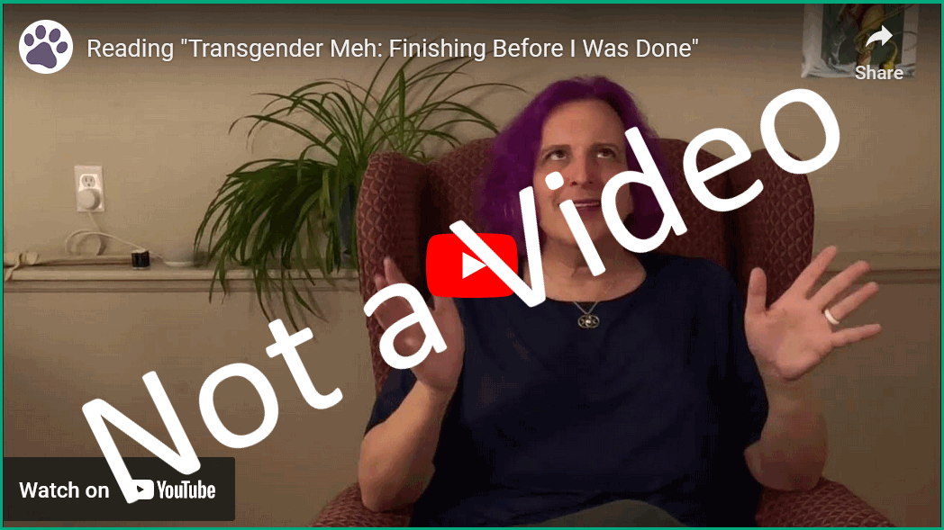 Reading “Transgender Meh…” - Identity Current - Medium