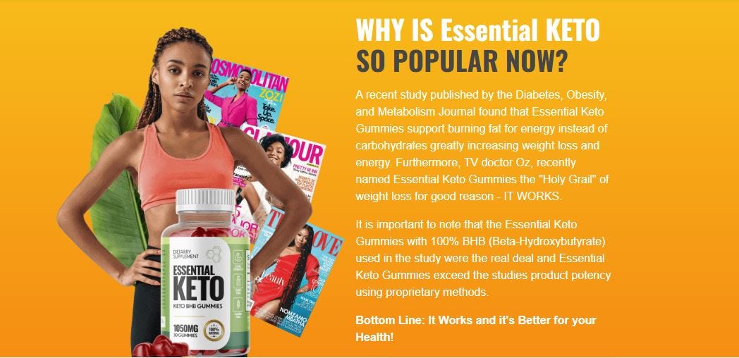 Essential Keto Gummies South Africa: Unlocking the Benefits of Weight ...