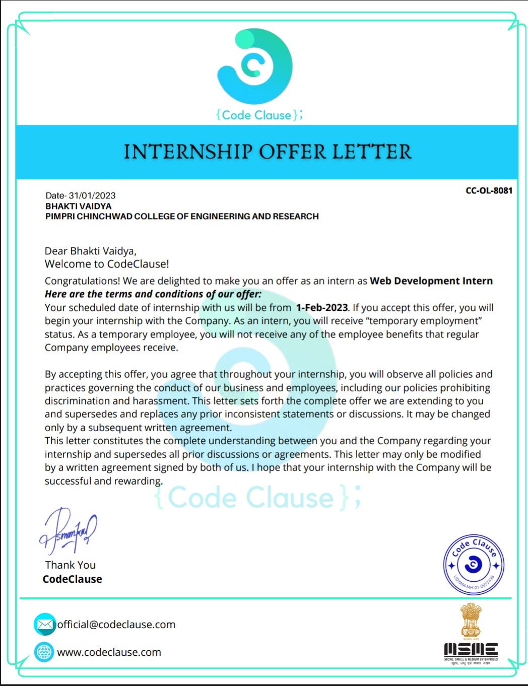 CodeClaus Internship Hello Everyone, I have Recently completed ...