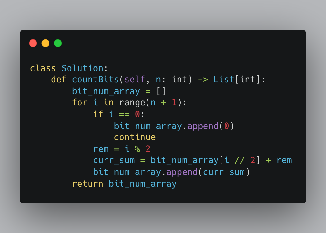 LeetCode Patterns Adventure 9— Counting Bits | by Evan Hong | Medium