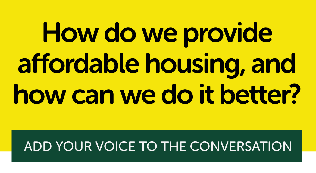 Our fall 2016 question: “How do we provide affordable housing, and how ...