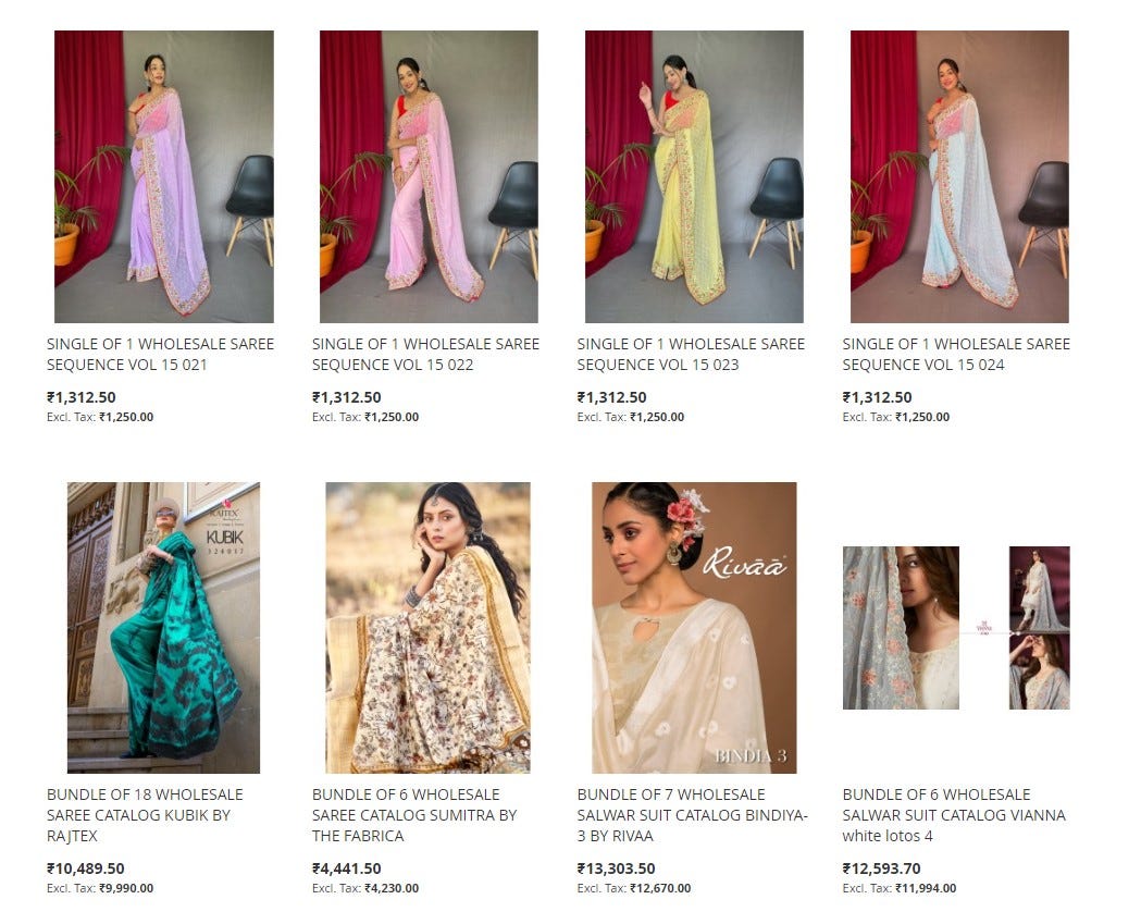 51 wholesale bundles launched today — 19 MAY 2023 - Ethnic Fashion Blog