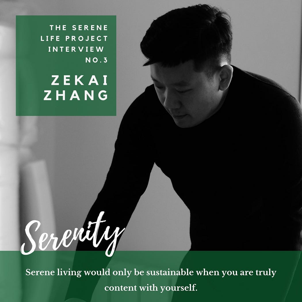 Curation of Serene Living Space — Interview with Zekai Zhang | by The ...