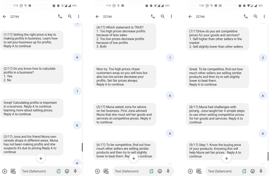 Short Messages Fall Short for Micro-Entrepreneurs: Experimental ...