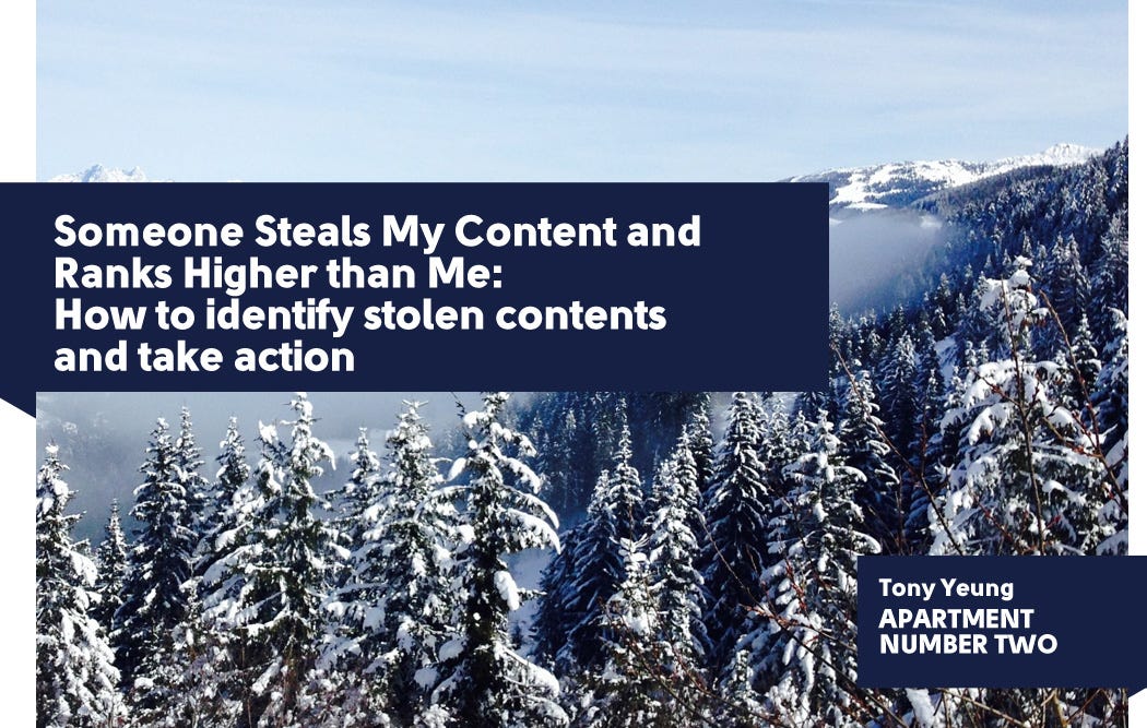 Someone Steals My Content and Ranks Higher than Me: How to identify ...